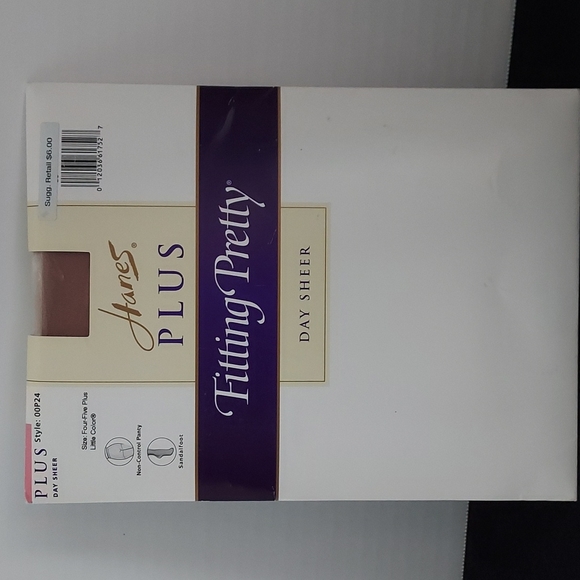 Hanes | Accessories | Hanes Sz45 Plus Fitting Pretty Day Sheer ...